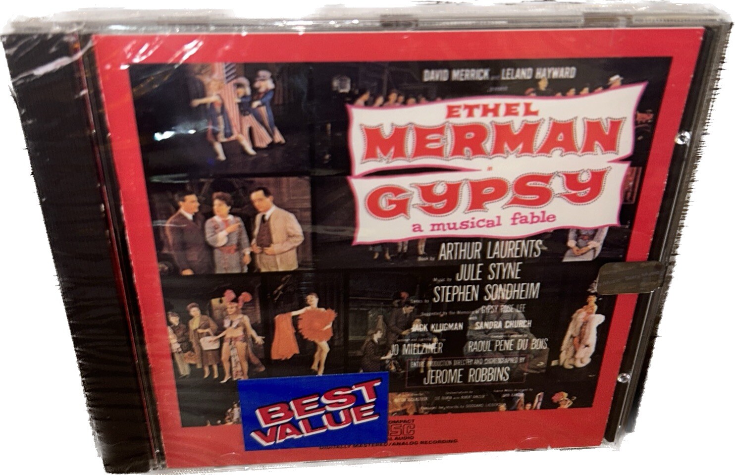 Gypsy Starring Ethel Merman CD Original Broadway Cast 1973 Columbia for ...