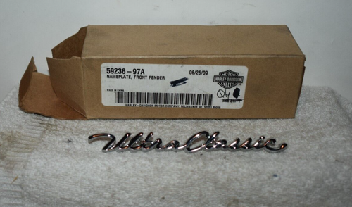 Harley-Davidson Front Fender Nameplate emblem (Ultra Classic) Pn59236 ...