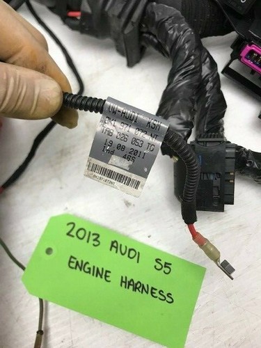 13 14 15 16 AUDI S5 A5 COMPLETE ENGINE WIRING LOOM HARNESS 3.0 V6 CGXC ...