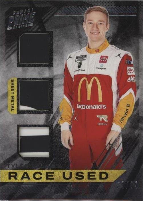 2023 Panini Prime - Race-Used Trios Sheet Metal Tyler Reddick #RUT-TYR ...