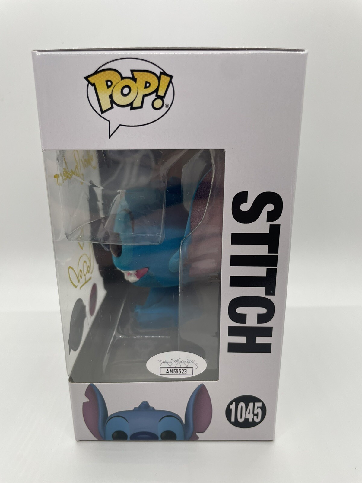 Chris Sanders Signed/Sketched Funko Pop Stitch Flocked Exclusive Auto ...