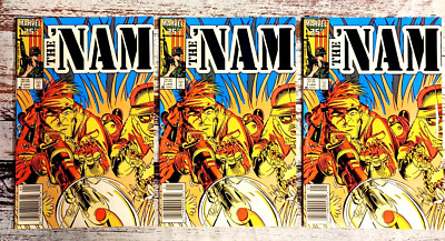 The Nam lot of 3 Comic Books. Three #2's. Marvel Comics. 1987. All ...