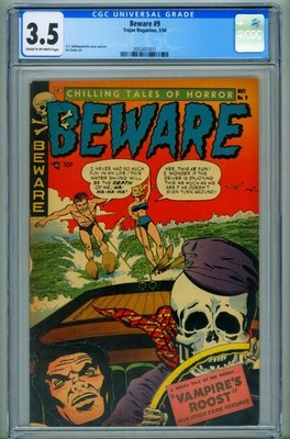 Beware Comics #9 CGC 3.5 1954- Pre-code horror-Classic cover 2053451011 ...