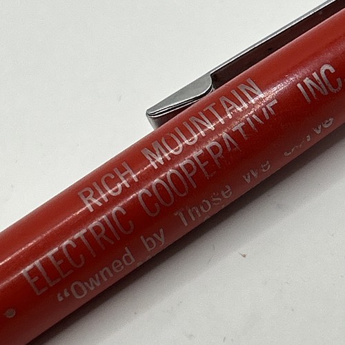 VTG Ballpoint Pen RICH MOUNTAIN ELECTRIC COOPERATIVE Mena, Arkansas | eBay