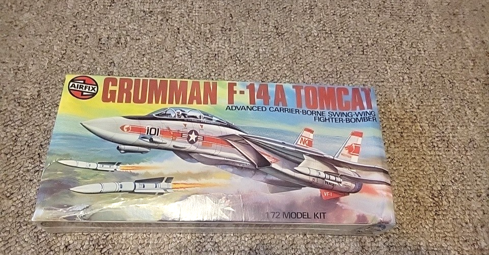 Grumman F-14 A Tomcat Airfix 1:72 Sealed | eBay