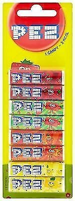PEZ Sweets Refils X2 Packets Fruit Flavour for Dispenser Packs of 8 for ...