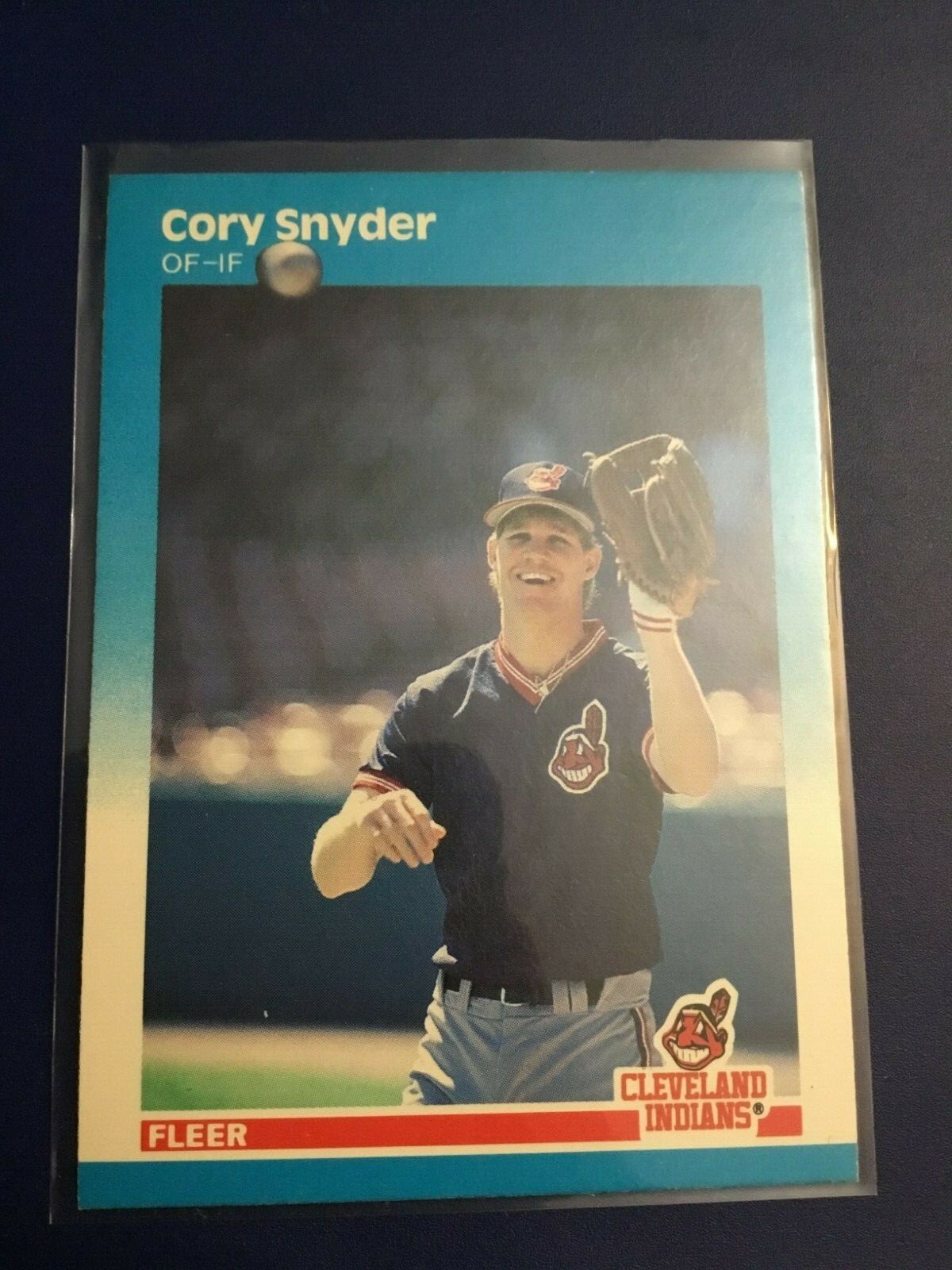 1987 Fleer # 260 CORY SNYDER ROOKIE Cleveland Indians Baseball Card ...