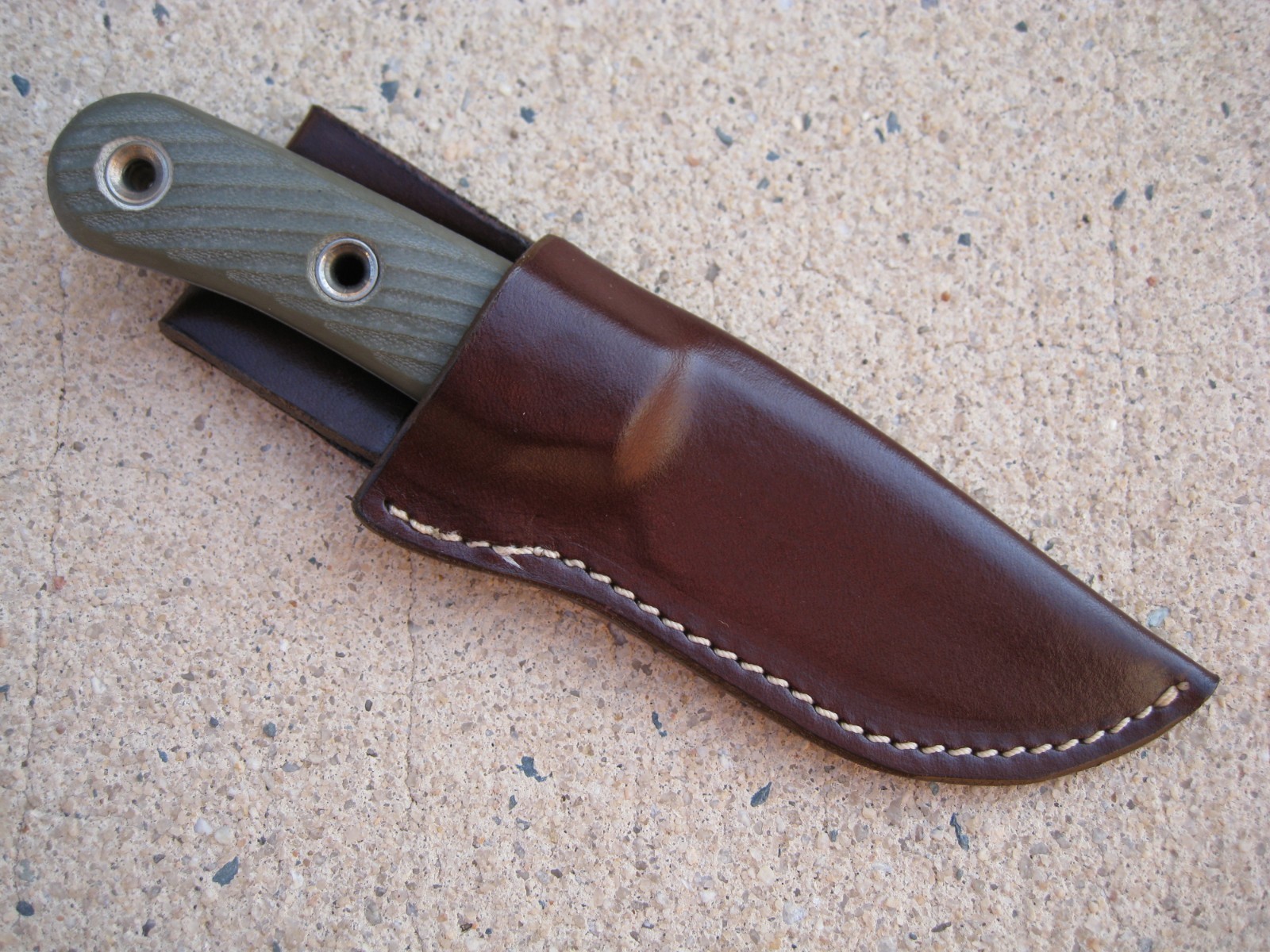 Swamp Rat Knife Works Mini VEX Knife Custom Molded Leather Knife Sheath ...