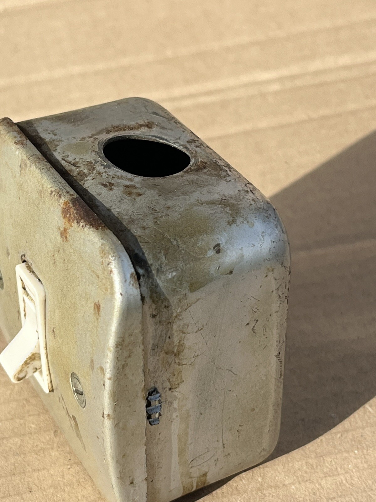 Vintage / Industrial Style 1 Gang Toggle Surface Mount Light Switch ...