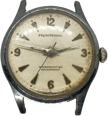 C726 mens Frontenac Manual Wind BFG 866 Movement Swiss Vintage Watch ...