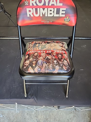 WWE 1/26/2020 Royal Rumble Folding Chair (Houston, TX) Wrestling ...