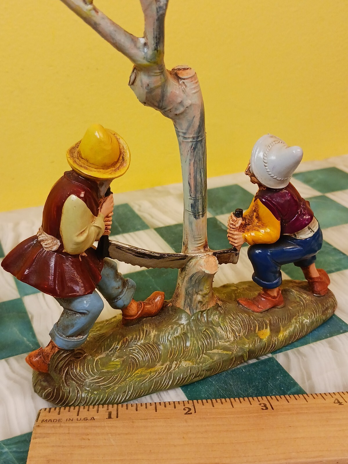 Fontanini Lumberjacks 6" Inch Vintage Figurine 295 Depose Italy ...