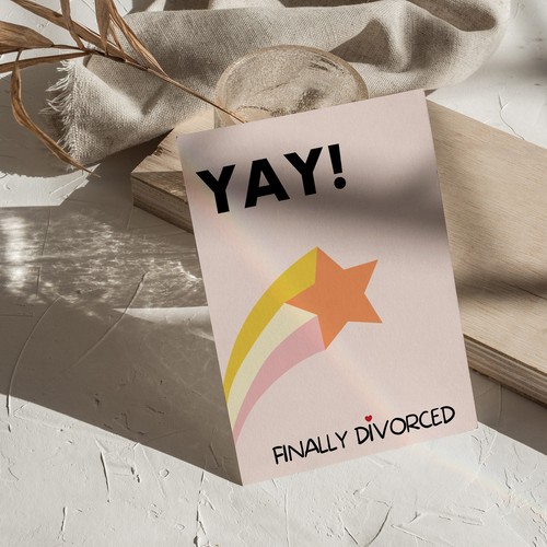 Congratulations Card for Divorce | Divorced Card | Single Now Card ...