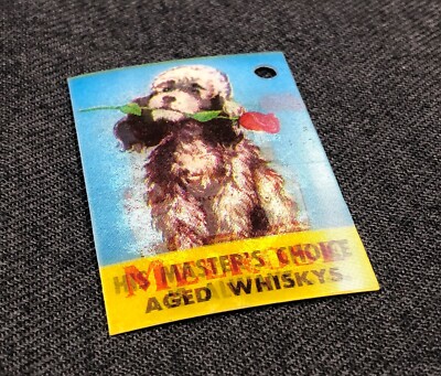 Melrose Irish Whisky Motion Vintage Vari-Vue Lenticular Flicker ID Tag ...