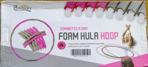 Foam Hula Hoop by Hankey products- New Open Box- Great for Exercise ...
