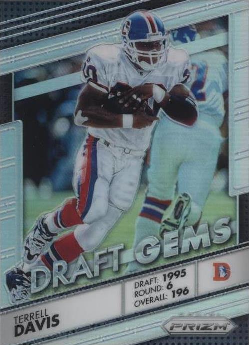 2016 Panini Prizm - Draft Gems Terrell Davis #20 Silver Prizm for sale ...