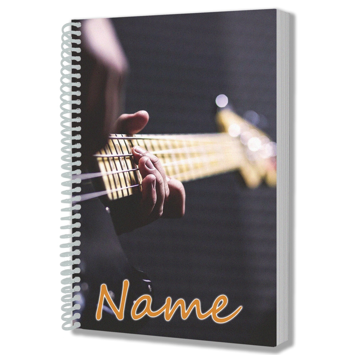 Personalised Guitar Guitarist A5 Notebook Notepad Writing Drawing Pad Gift | eBay UK