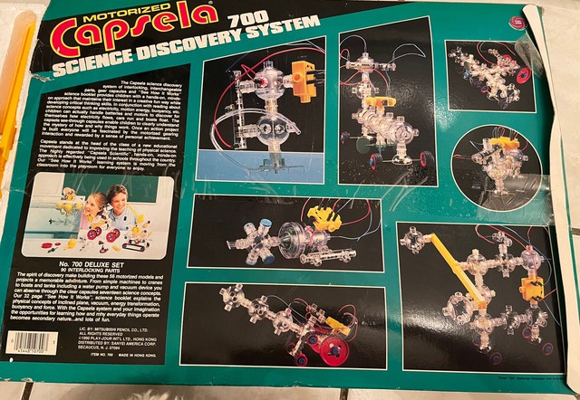 Vintage Capsela 700 Building Construction Land Water Set Motorized for ...