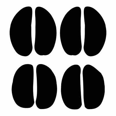 CATTLE track / footprint sticker /DOMESTIC COW hoof print decal | eBay