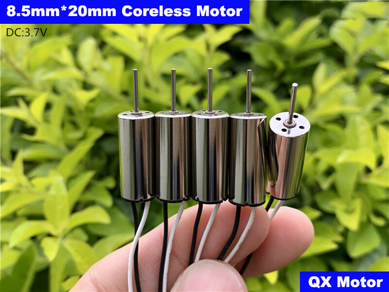 8.5mm*20mm 8520 Mini Coreless Motor DC 3.7V 48000RPM High Speed DIY Toy ...