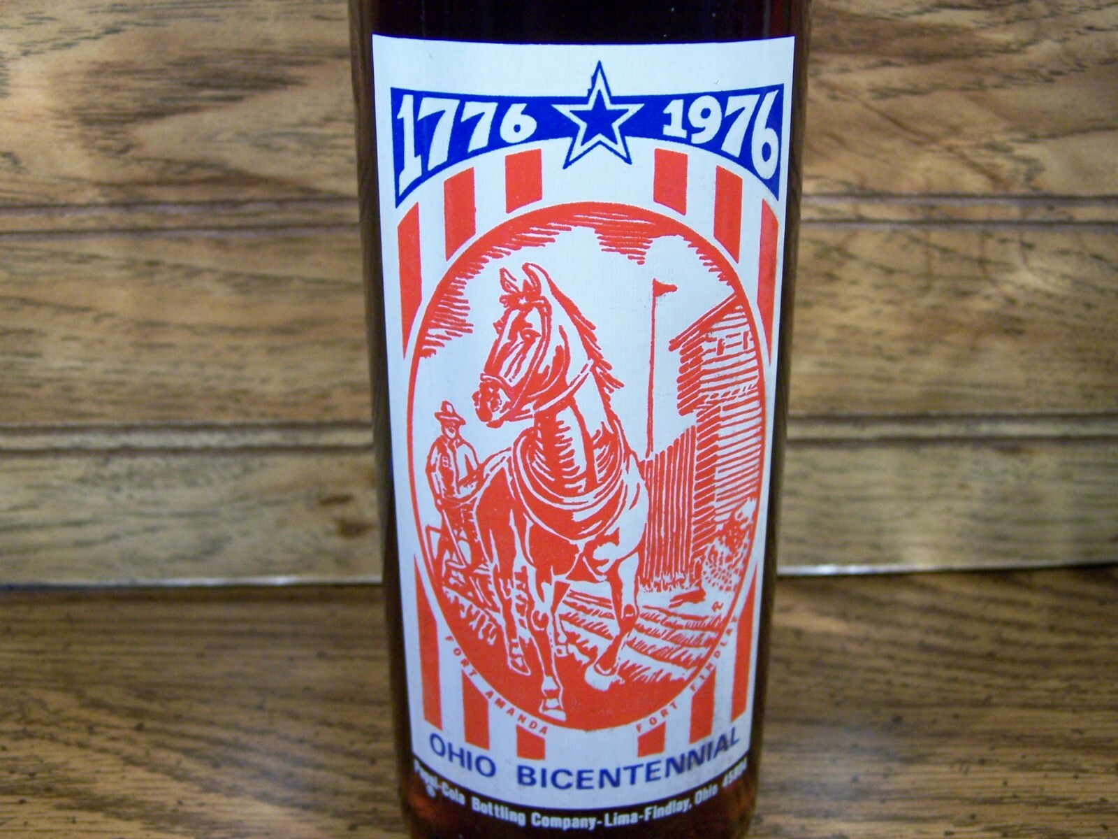 OHIO BICENTENNIAL, 1776-1976, FORT AMANDA FORT FINDLAY, 1 - 16 oz Pepsi ...