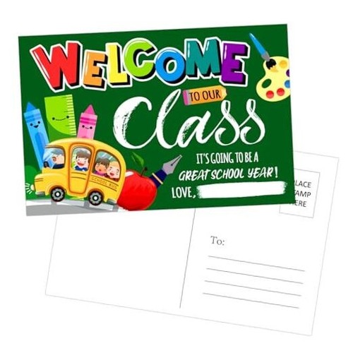 Welcome Back to School Postcards - 30Pcs Teacher Welcome Back to School ...