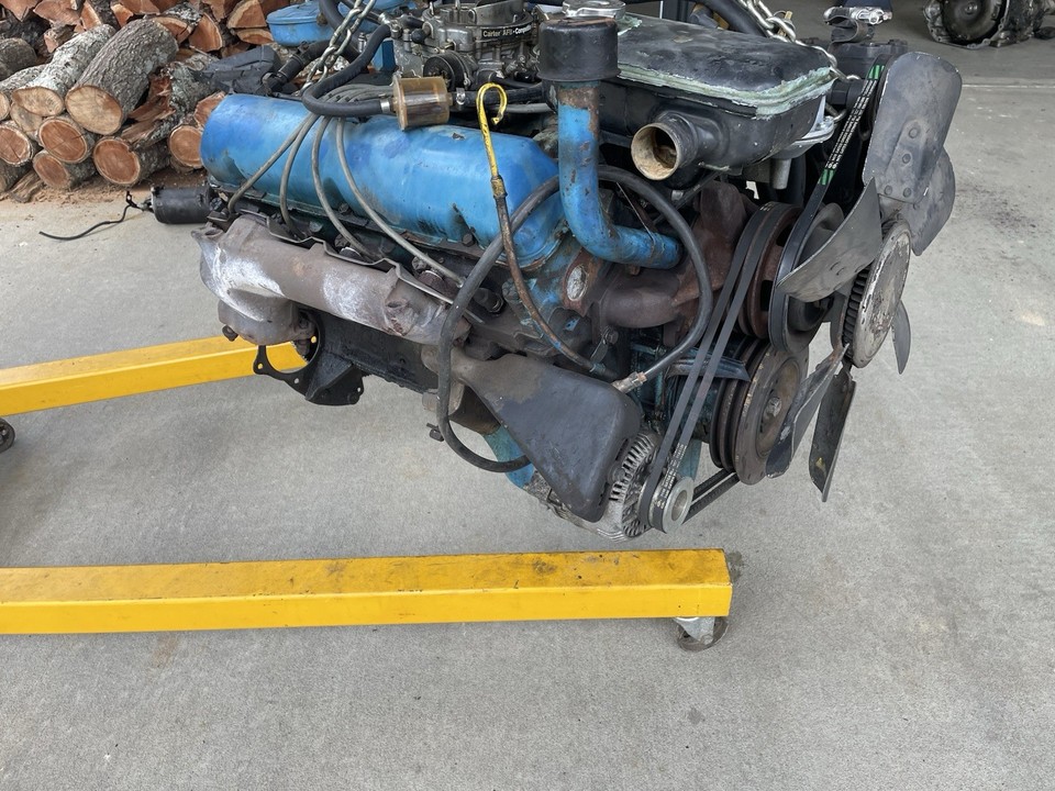 Lincoln 462 Engine With C6 Transmission MEL Runs! | eBay