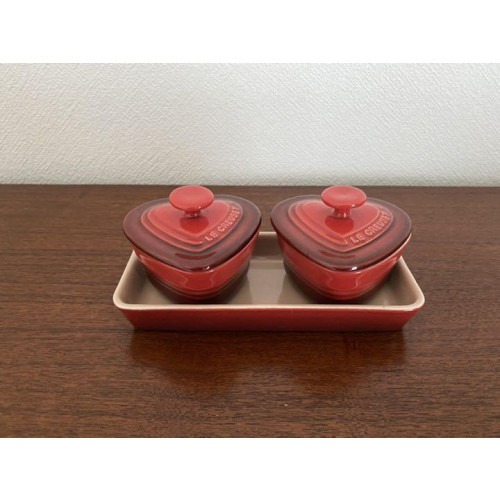 Le Creuset Ramkan Damur Cherry Red Heart refrigeration freezing ...