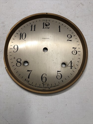 Vintage Ansonia Mantle Clock Face PARTS REPAIR | eBay