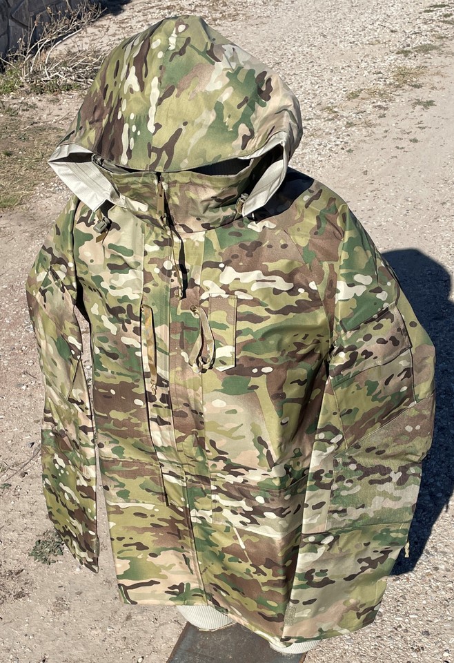 PARKA APEC Multicam OCP Pattern Gore-Tex SZ. Large Regular Waterproof ...