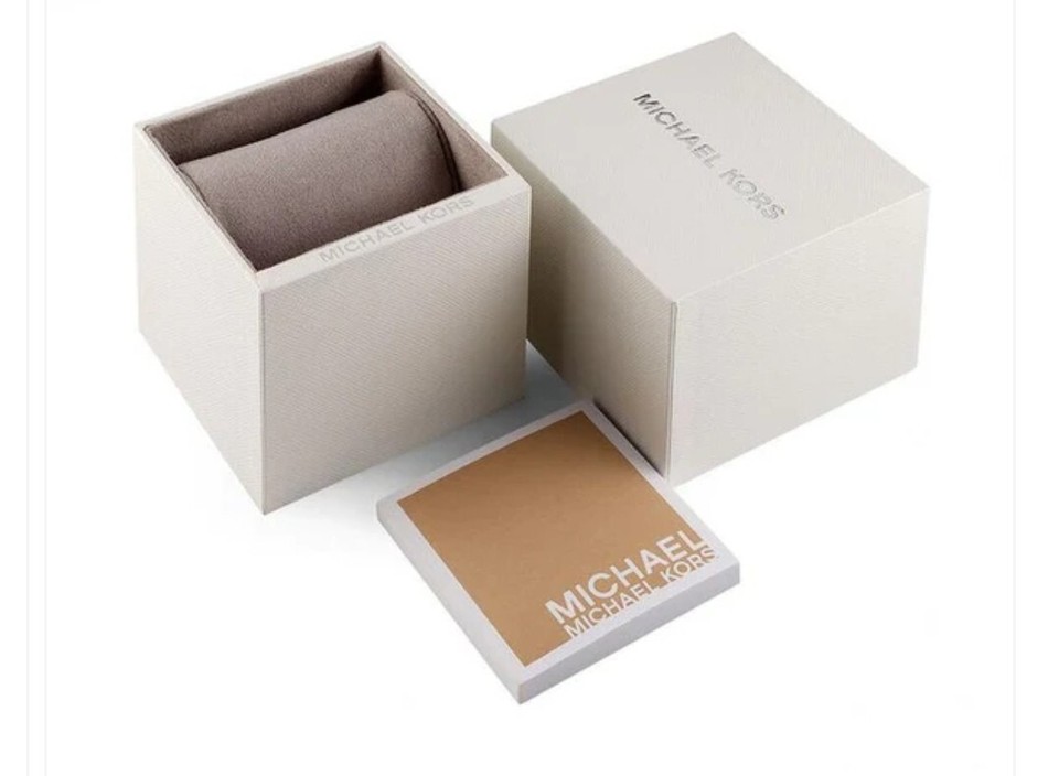 Brand New Watch Michael Kors MK7449 Lexington Three-Hand Gold-Tone SS ...