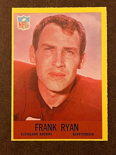 1967 Philadelphia - #44 Frank Ryan Browns Near Mint NM (Set Break) | eBay