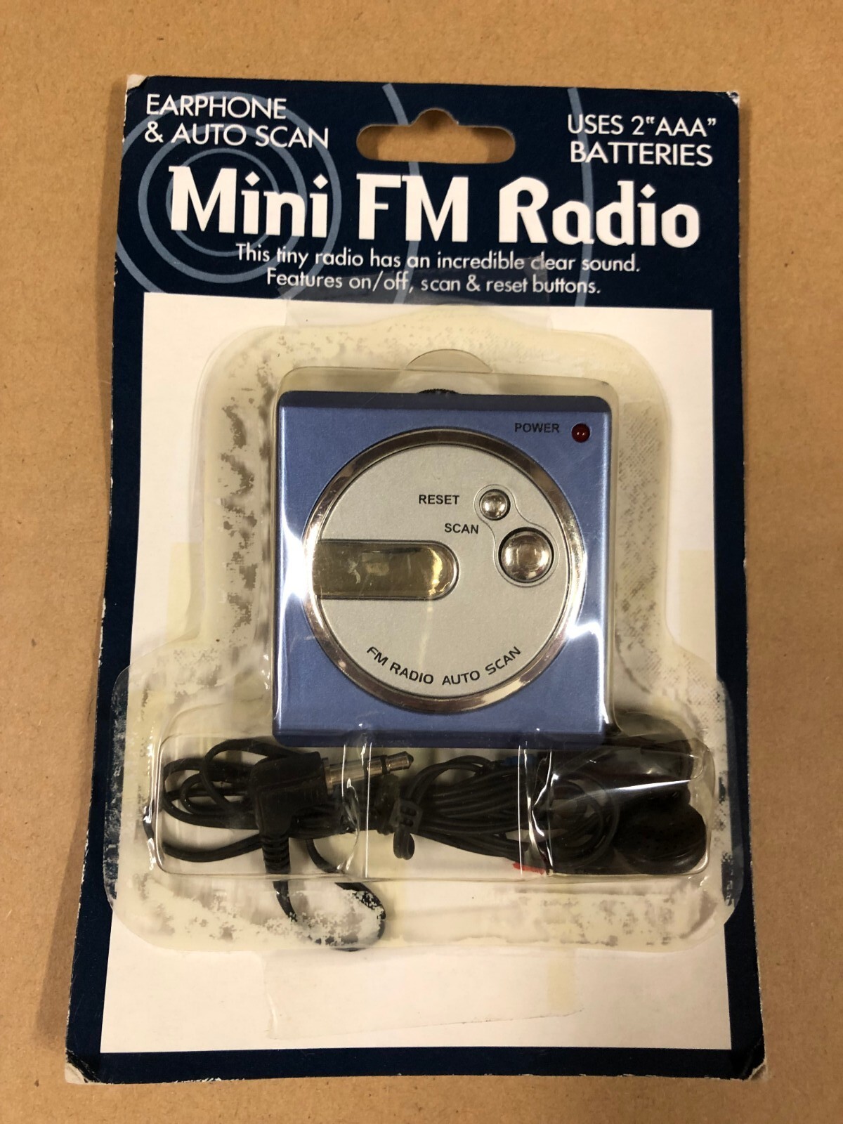 Vintage Mini FM Auto Scan Radio With Earphones | eBay