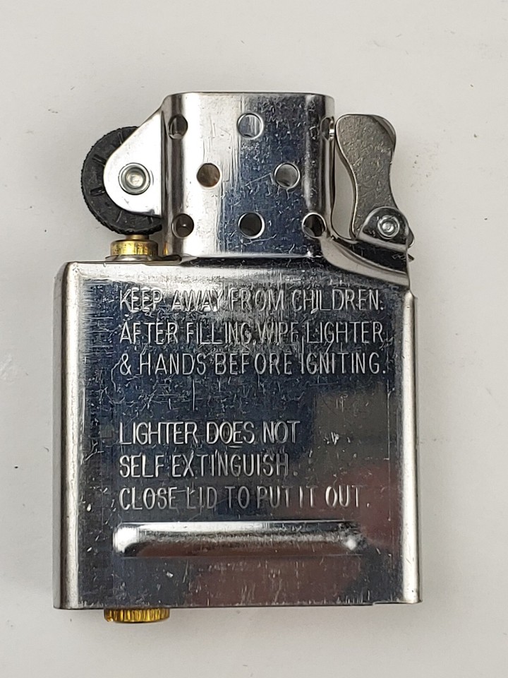 3pc Lot ZIPPO Chrome Plated REPLACEMENT Lighter Inserts, Gift Boxed ...