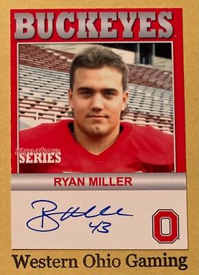 2006 TK Legacy Ohio State Buckeyes Ryan Miller #B105 Signature Series ...