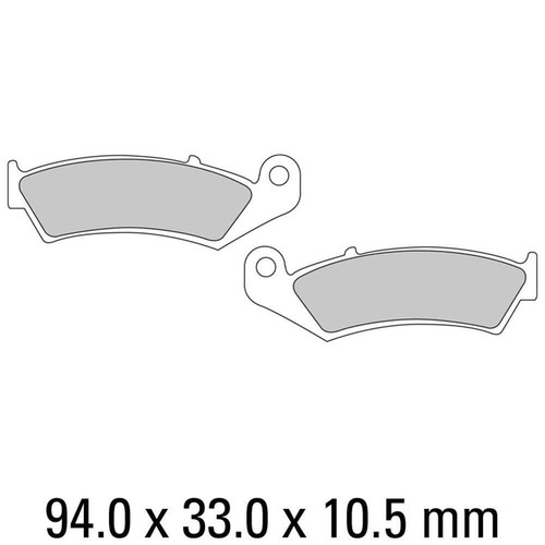 Ferodo Rear Brake Pads for 1989-1993 Honda VFR400 NC30 - 1 pair | eBay ...