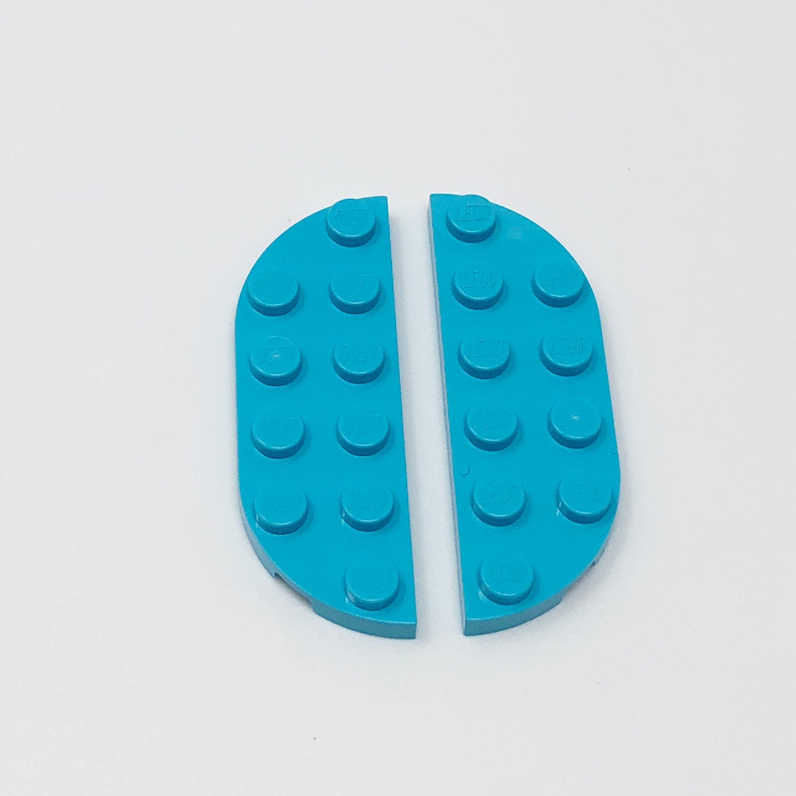 18980 LEGO Parts Plate Round Corner 2x6 Double MEDIUM AZURE Azur (2) | eBay