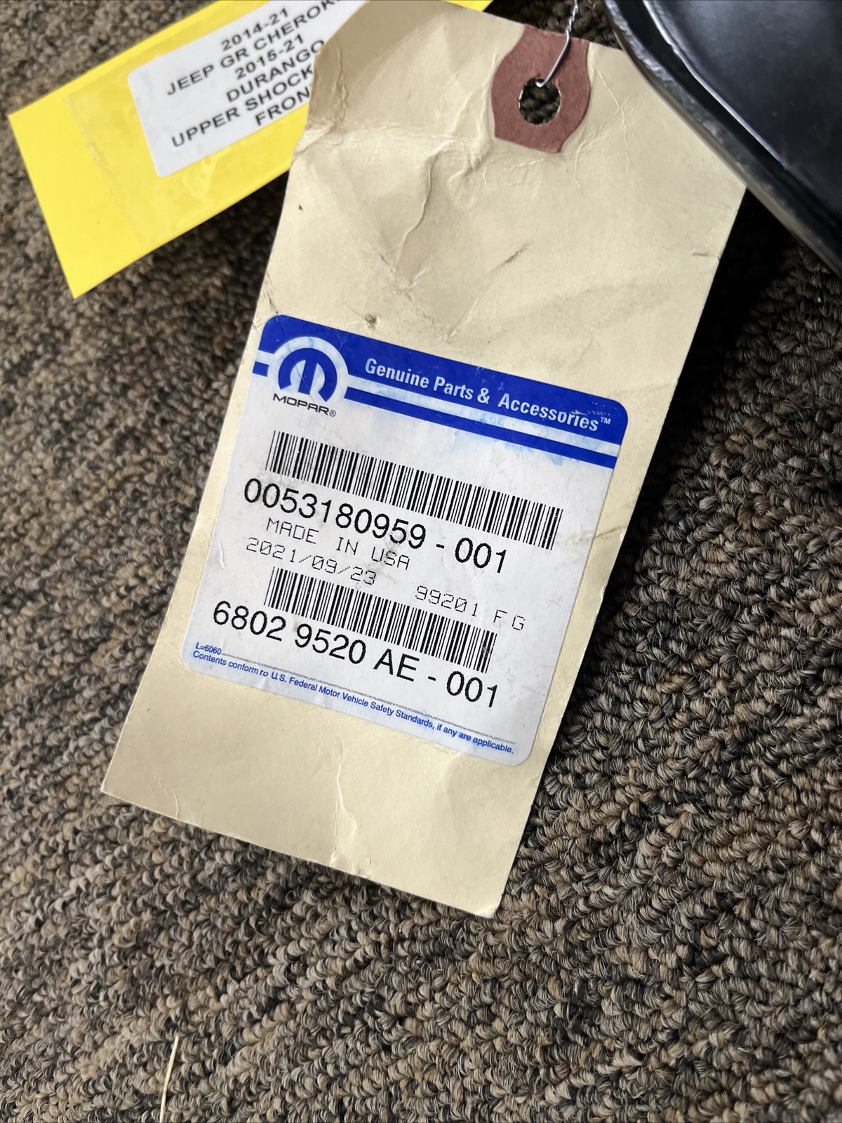 68029520AE Shock Mount Front Upper for Jeep Grand Cherokee Dodge ...