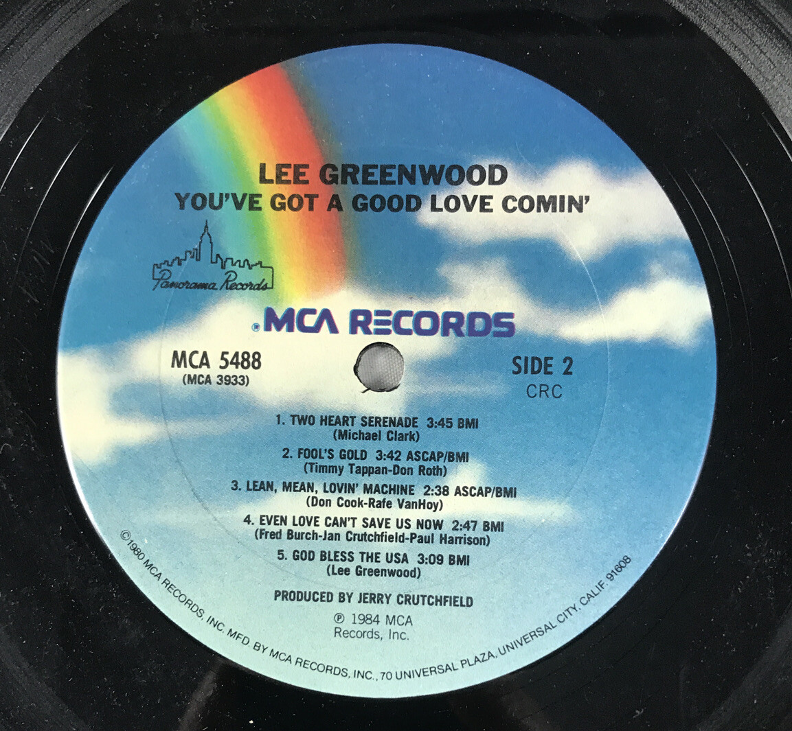 Lee Greenwood You've Got Good Love Comin MCA-5488 LP Vinyl Record | eBay
