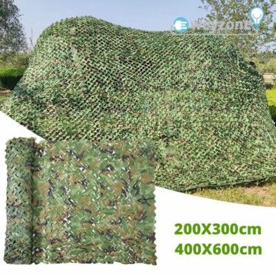 4-10m Heavy Duty Army Camouflage Net Camo Netting Cover Outdoor ...