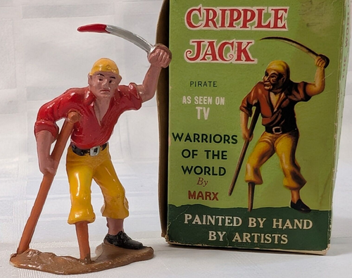 1960'S CRIPPLE JACK PIRATE TOY WARRIORS OF THE WORLD BY MARX VINTAGE ...