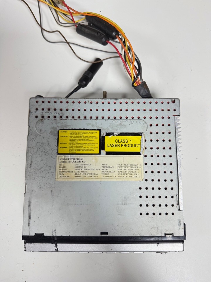 GOODMANS Car/Van Stereo FM Radio Stereo Player Single Din, FACE-OFF ...