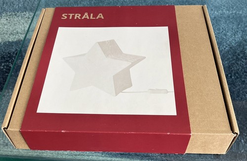 Ikea STRALA Table lamp, star-shaped/white, 9 7/8 " New | eBay
