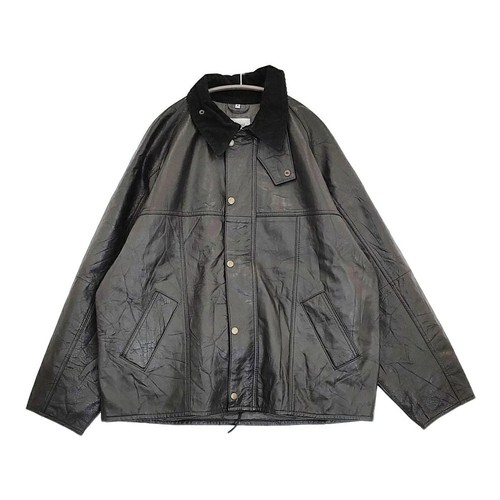 YOUSED LEATHER DRIVERS JACKET Size 2 Remake Leather Jacket Blouson ...