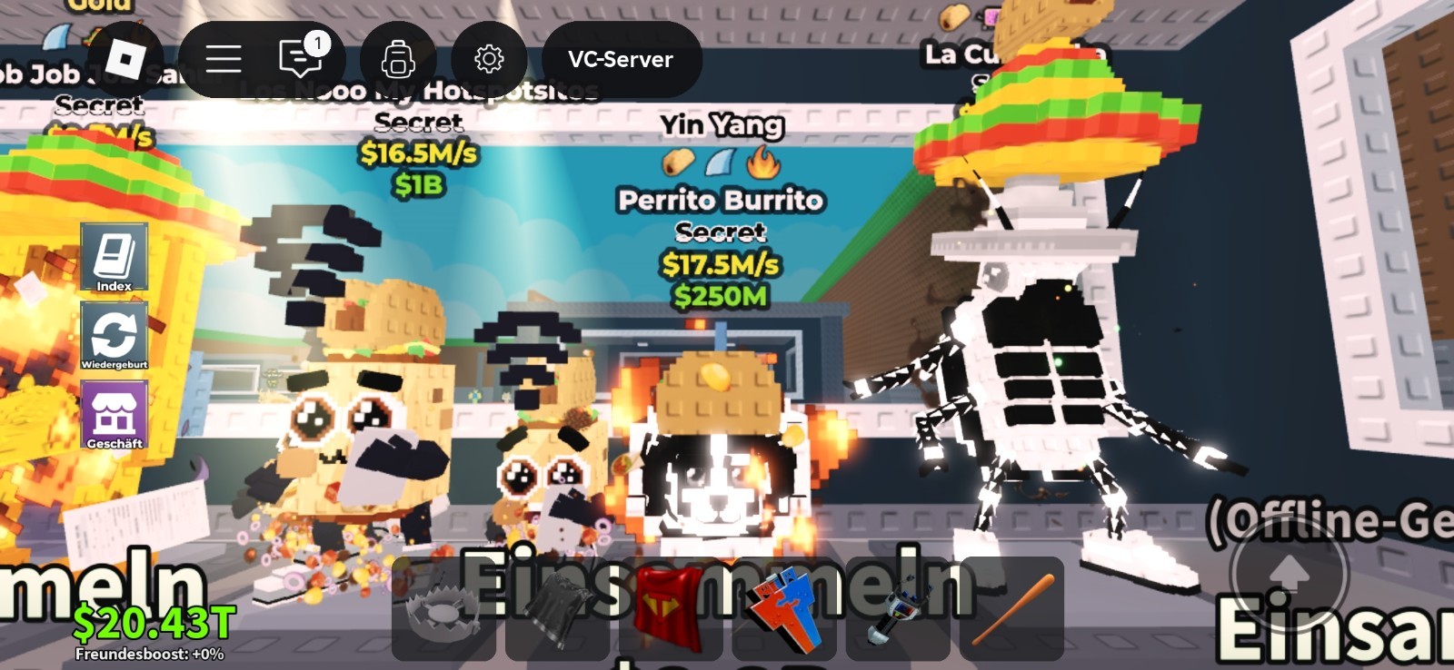 Perrito Burrito | SAB | 17,5M/s | Rare | Ying Yang | FAST | Steal A ...