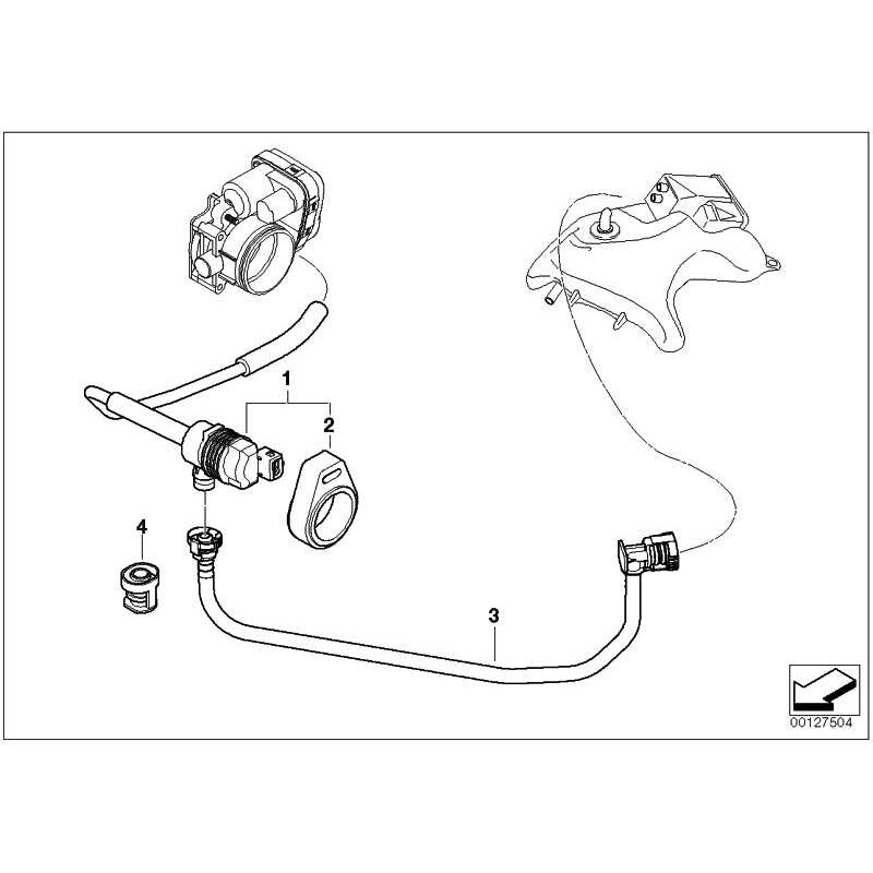 Original BMW 13907557923 - [SUPER PREIS] Tankentlüftungsventil mit ...