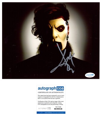 Jim Root ‘Slipknot’ Rock Band Signed Autograph 8x10 Photo ACOA Original ...