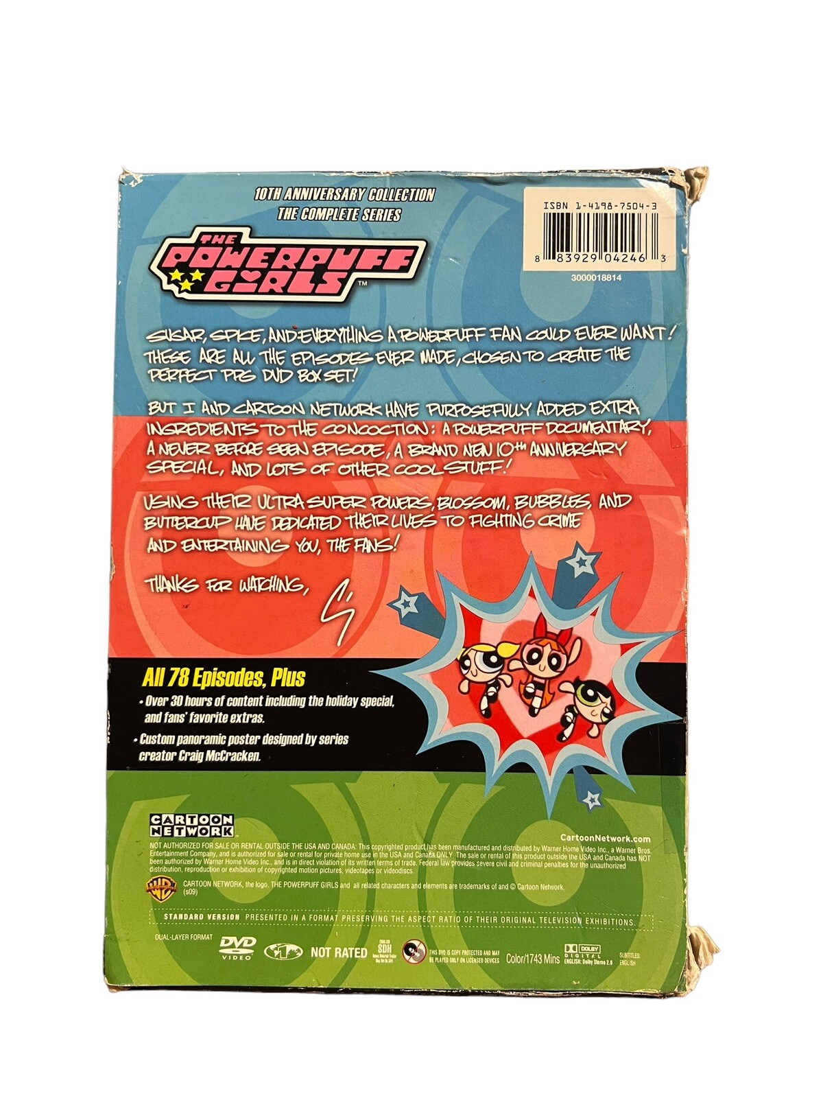 The Powerpuff Girls: The Complete Series [10th Anniversary Collection ...