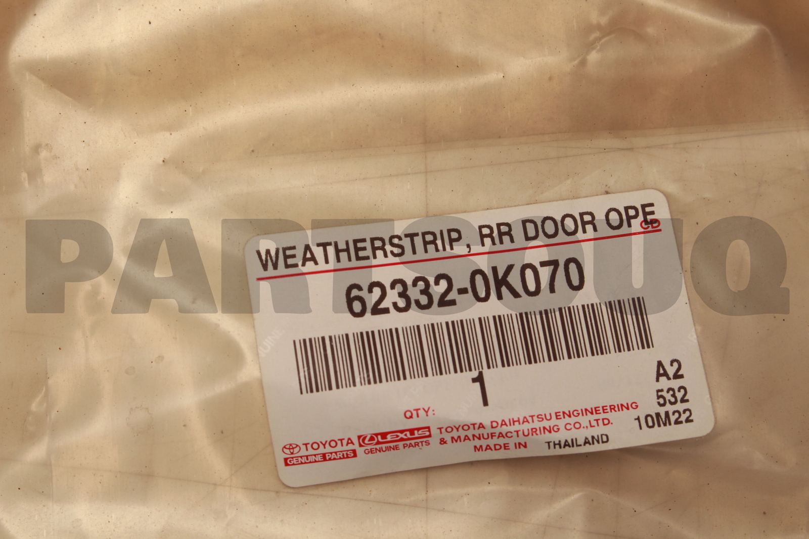 623320K070 Genuine Toyota TRIM, REAR DOOR OPENING, LH 62332-0K070 | eBay