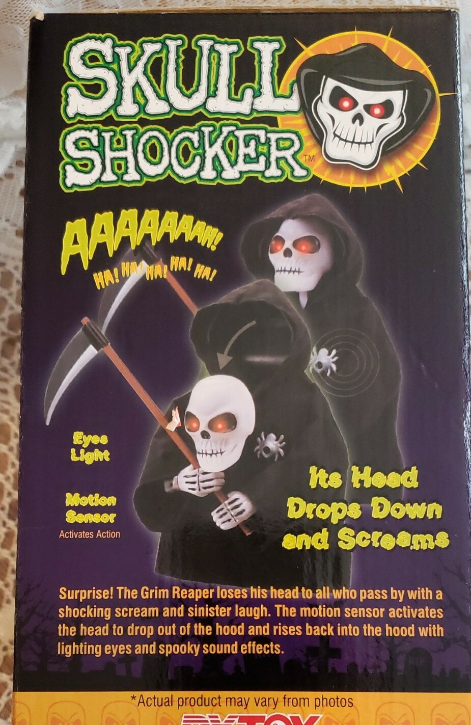 DY Toy Skull Shocker Grim Reaper Figure with Box | eBay